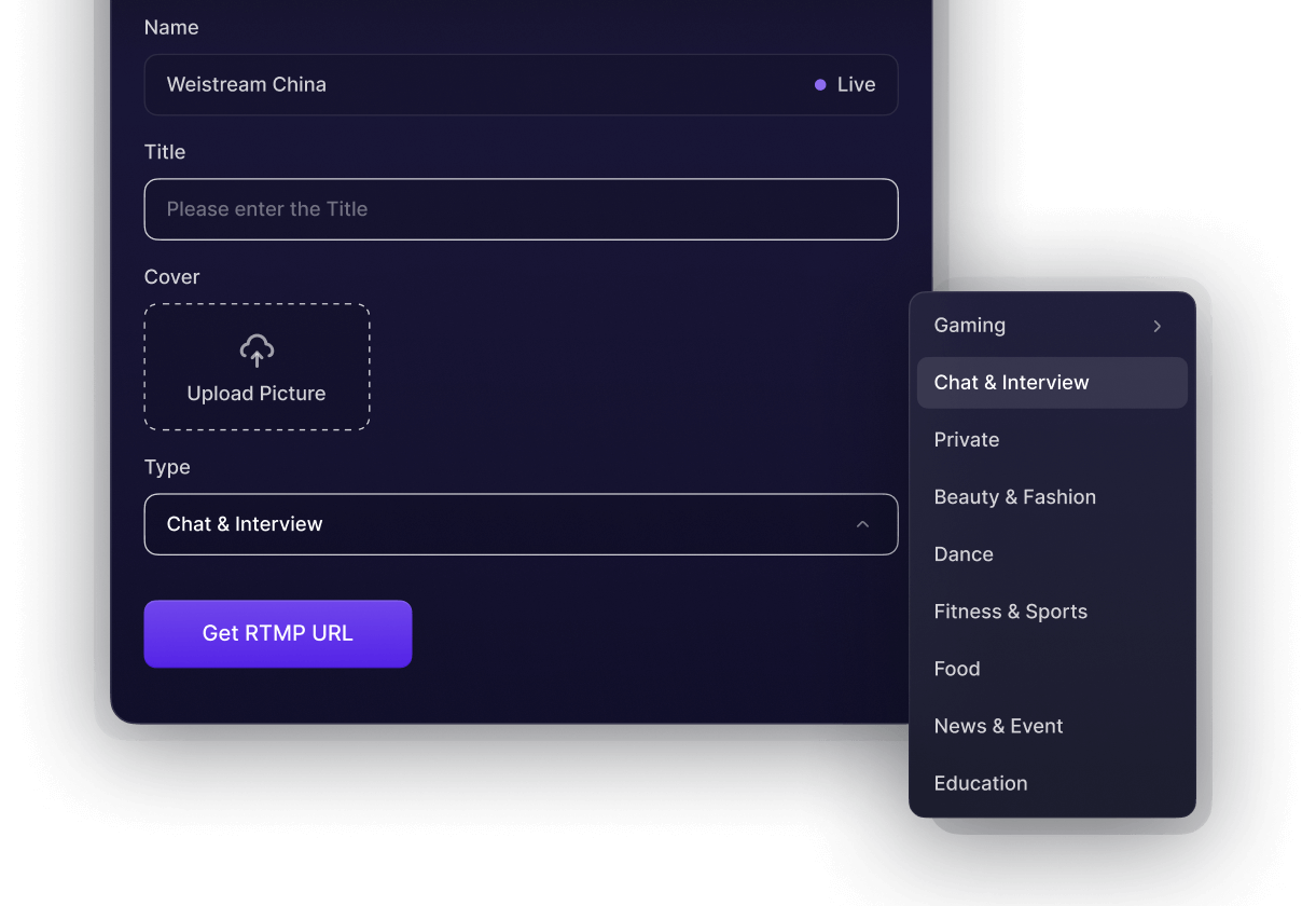 Multistream Live Video | Weistream