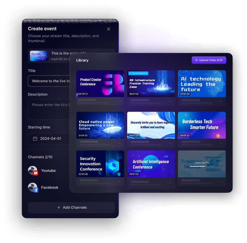 Multistream Live Video | Weistream