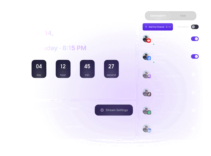 Multistream Live Video | Weistream