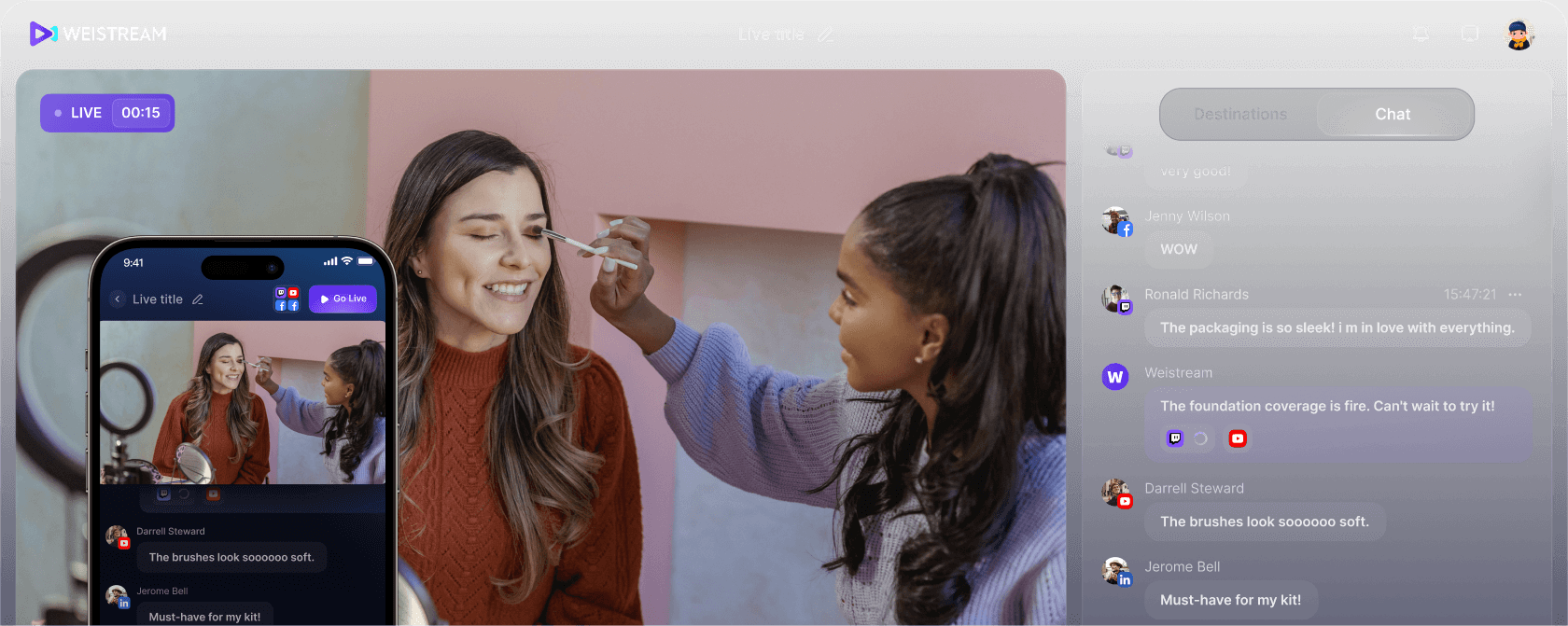 Multistream Live Video | Weistream