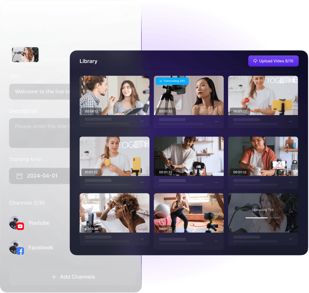 Multistream Live Video | Weistream